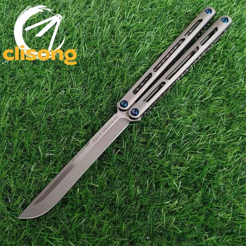 NEW Baliplus Titanium Tsunami V4 Balisong - Clisong