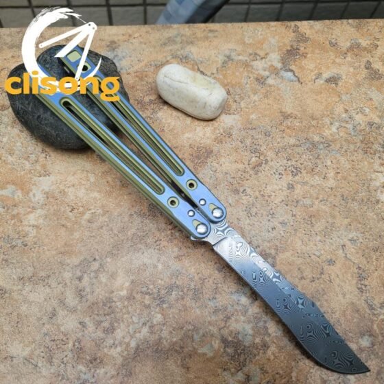 Theone Arctic Fox Balisong – Titanium Handle with Original Design and ...