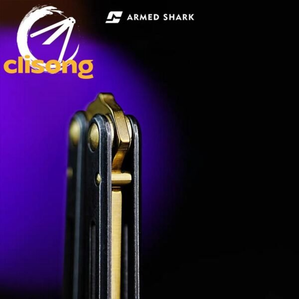 ARMED SHARK Steel Kraken V3 Balisong Clone Teflon Coating - Clisong