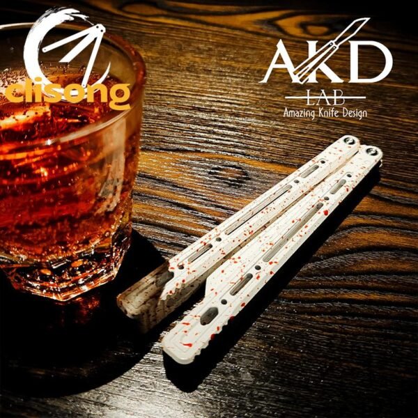 AKD Wish Original Aluminum Handle Balisong - Clisong