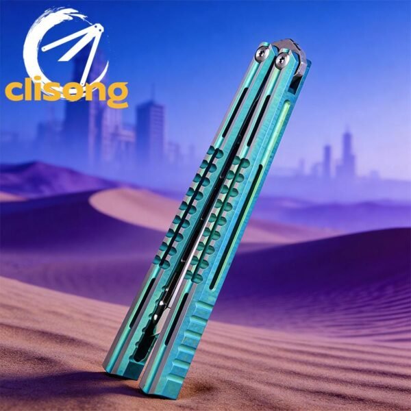 Titus Mirage Original Balisong Titanium Handle - Clisong
