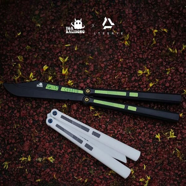 OA × LTESRYE Charon CNC Plastic (Acetal) Non-Metal Balisong Trainer ...